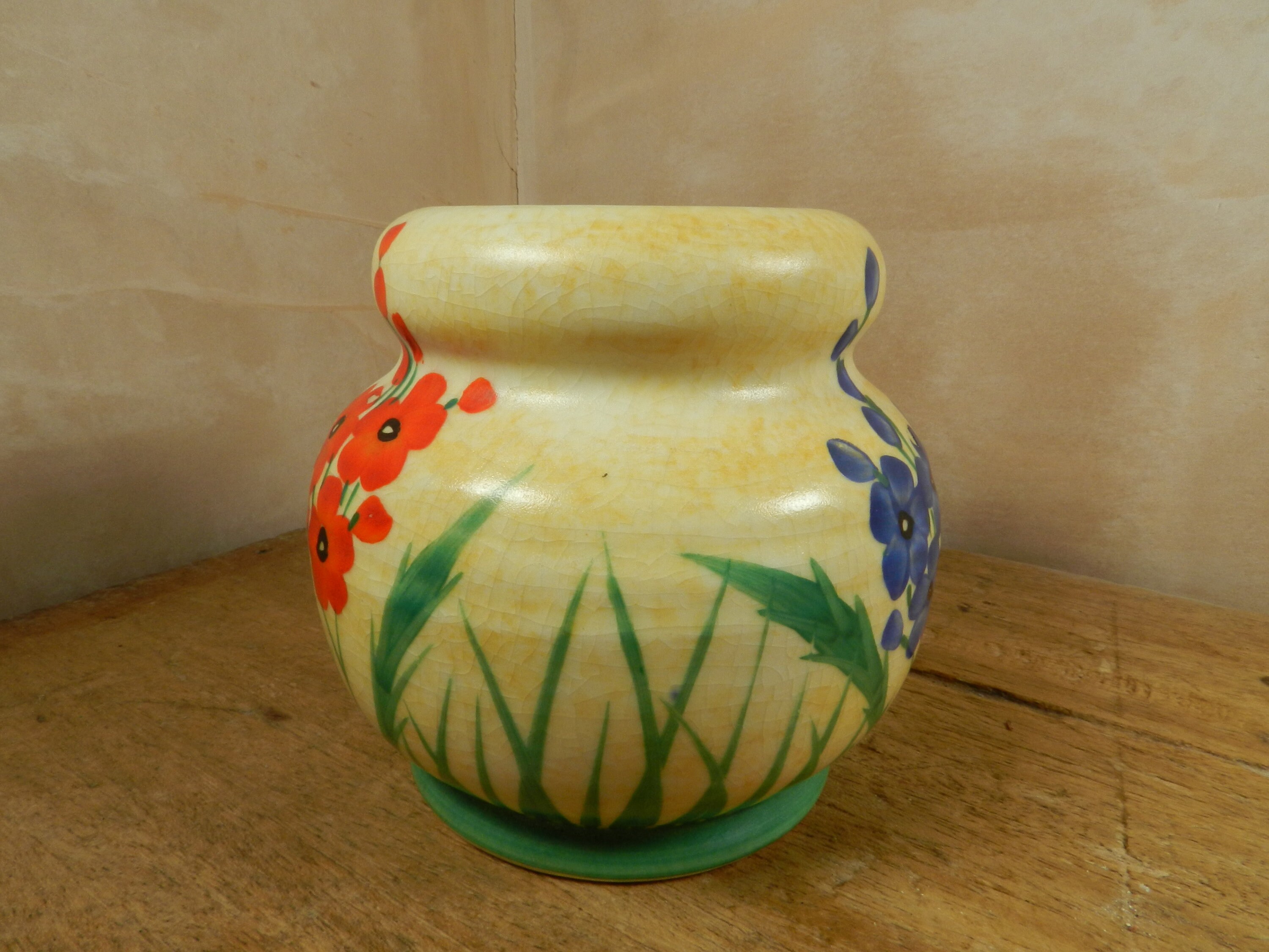 Vintage E. Radford Small Pottery Vase - Etsy