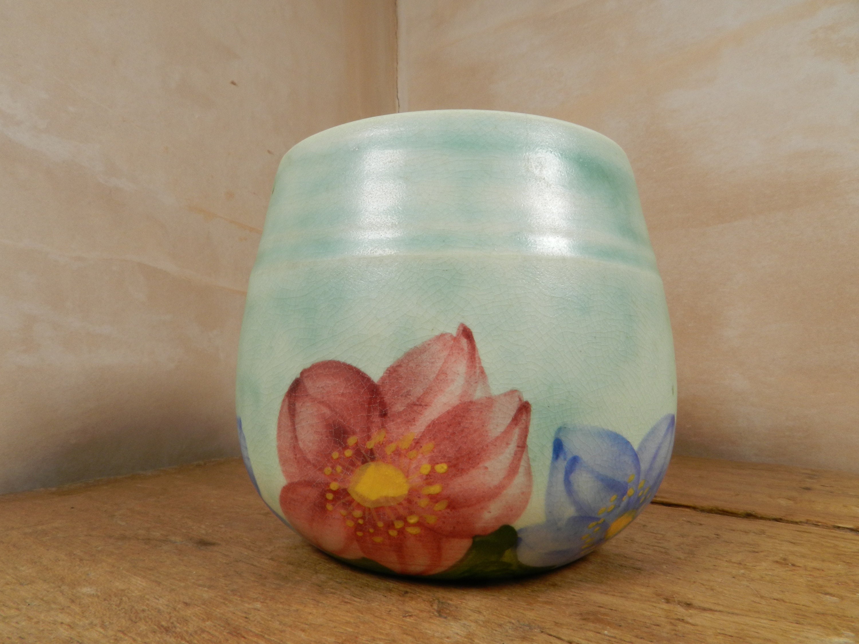 Vintage E. Radford Small Pottery Vase - Etsy Australia