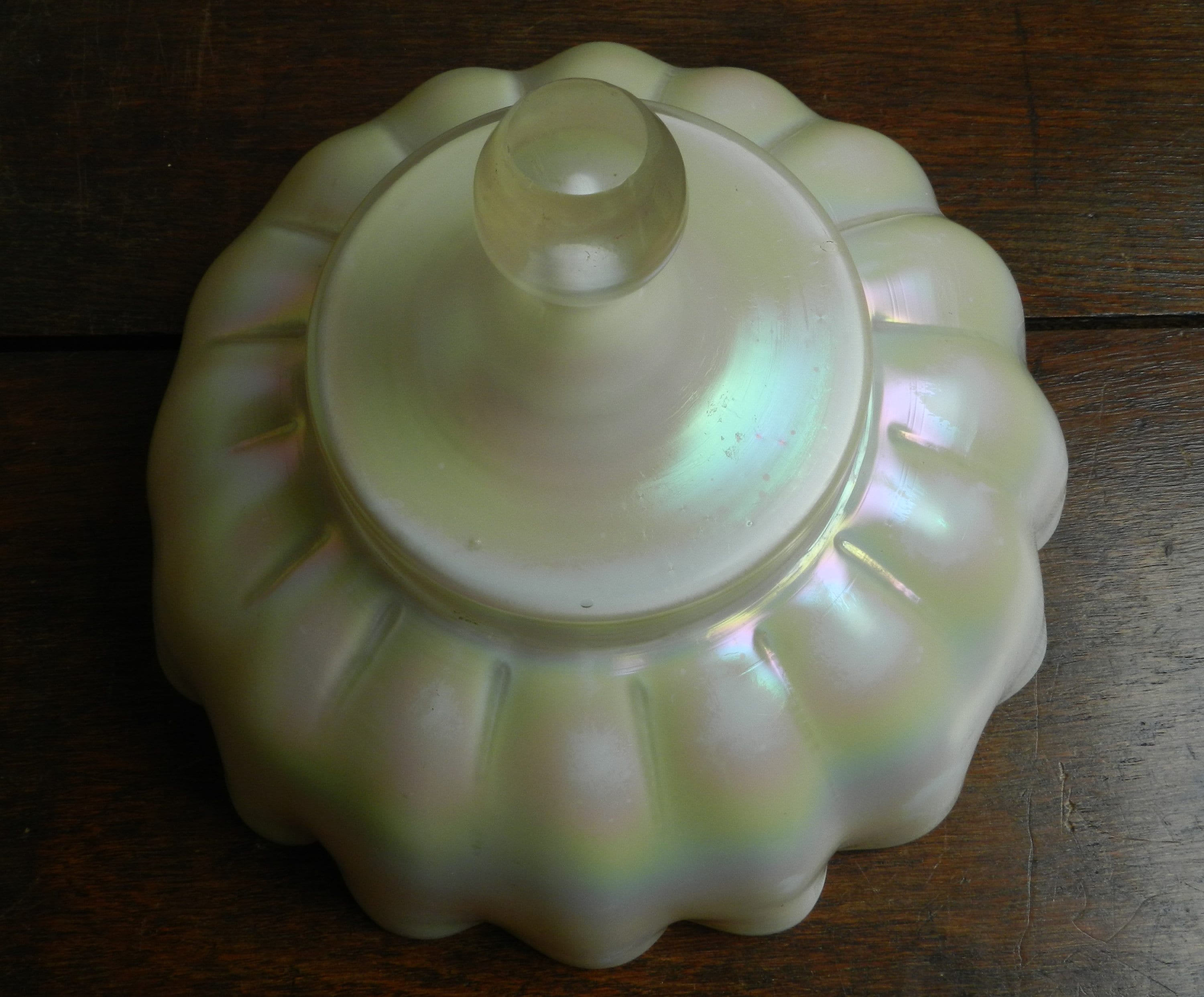 Iridescent Glass Cake Dome - Etsy Canada