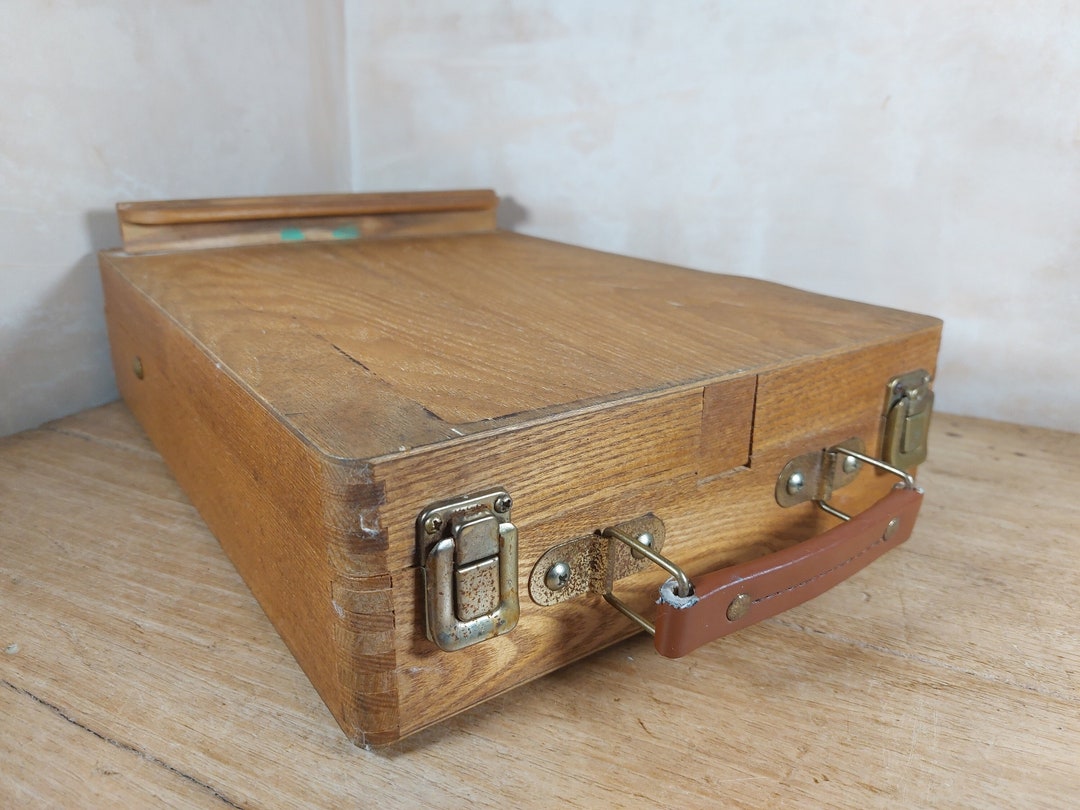 Portable Painters Box With Built-in Easel - Etsy UK