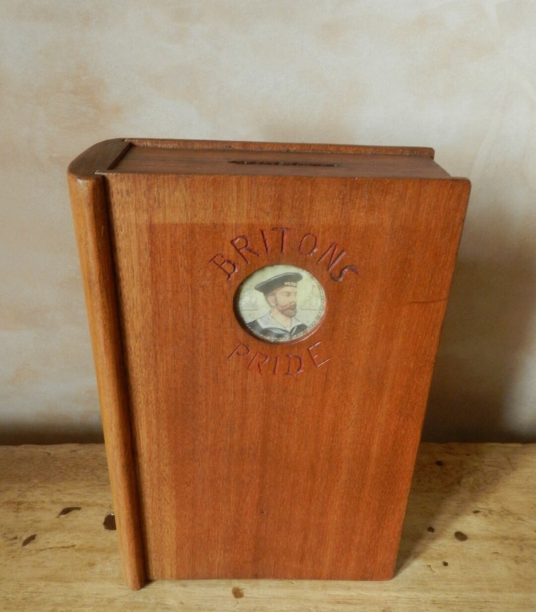 Vintage Book-shaped Moneybox - Etsy