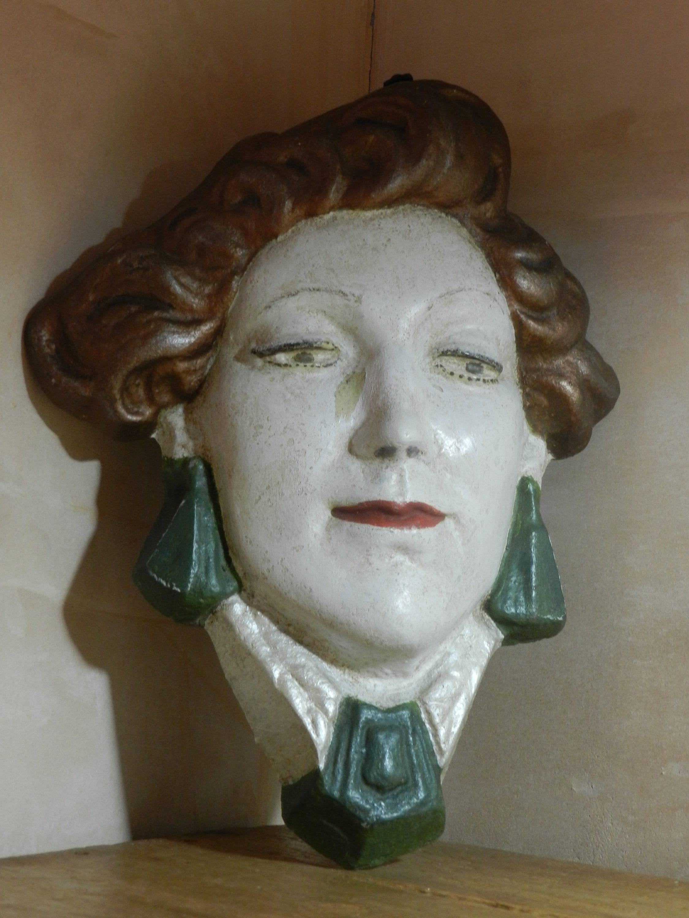 Art Déco Wall Mask - Etsy