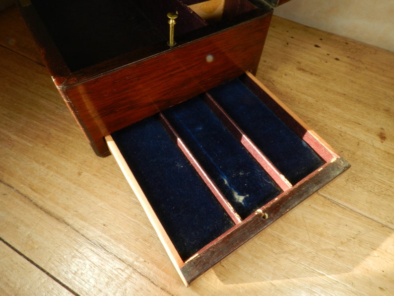 Victorian Jewellery Box With Hidden Compartment - Etsy