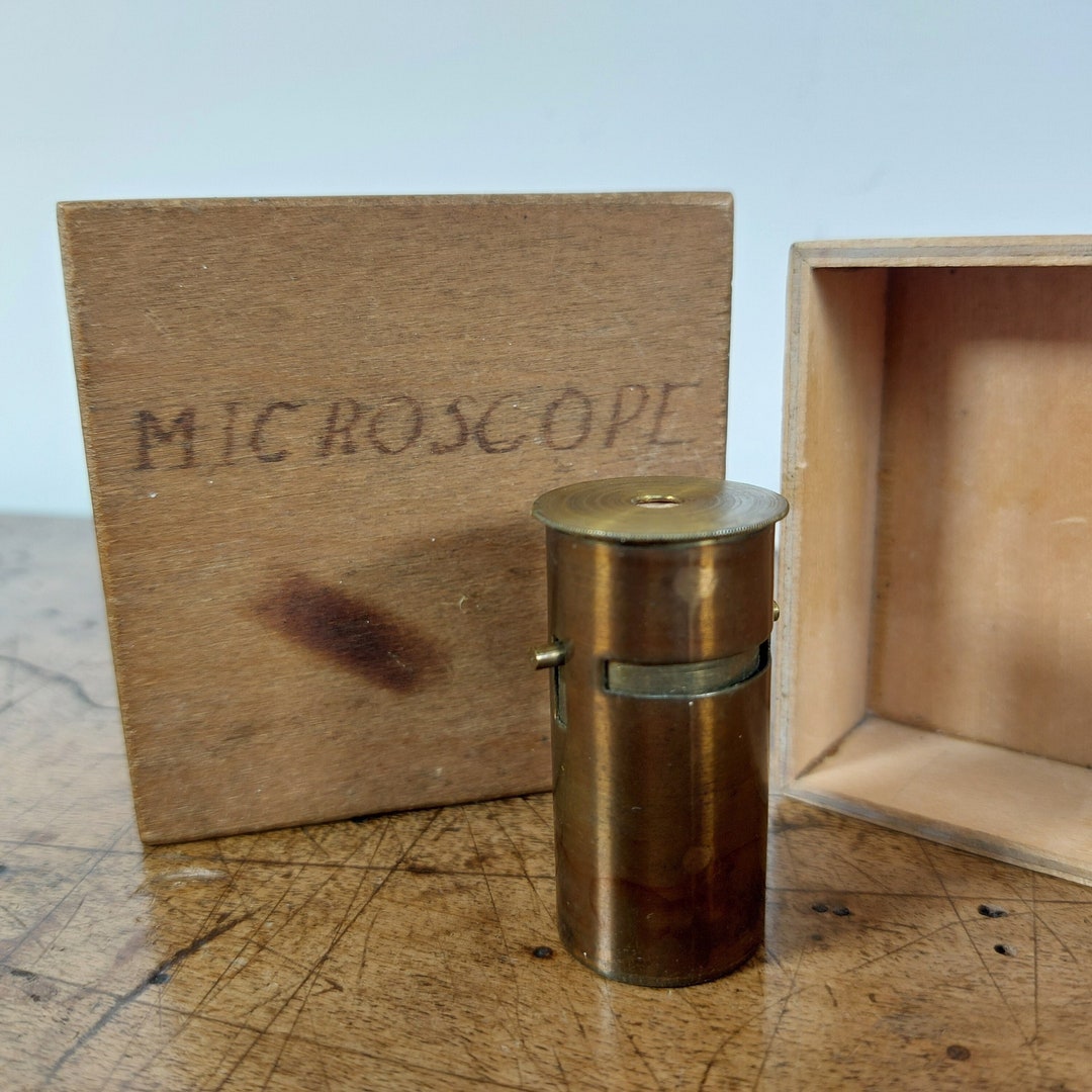 Antique Pocket Field Microscope - Etsy