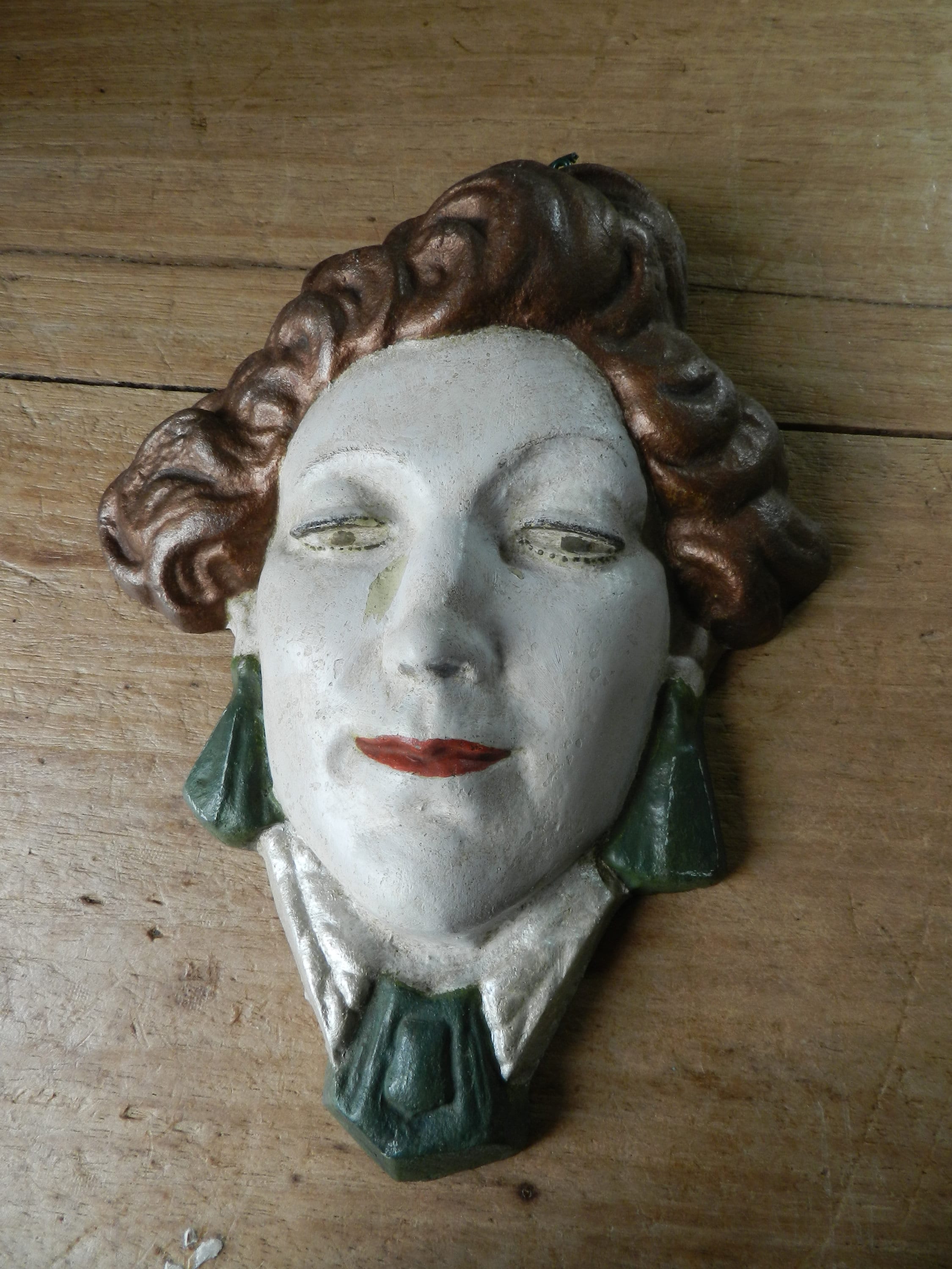 Art Déco Wall Mask - Etsy