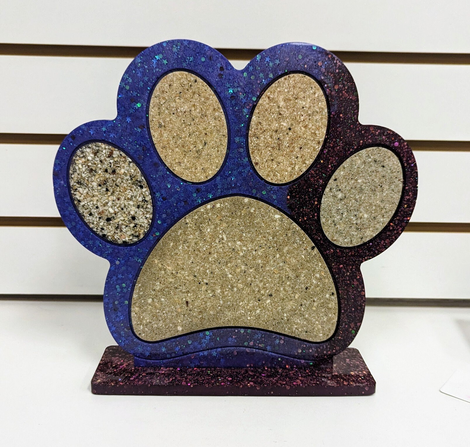 Pet Ash Memorial Large Paw Print Custom Made - Etsy