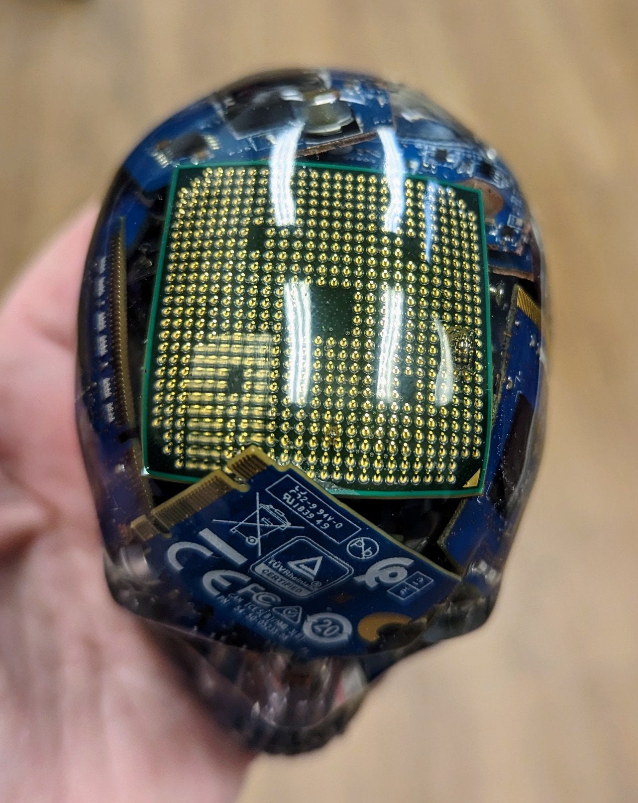 Skulls Made With Computer Motherboards and Resin - Etsy