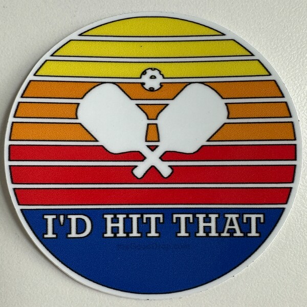 Funny Pickleball Stickers - Etsy