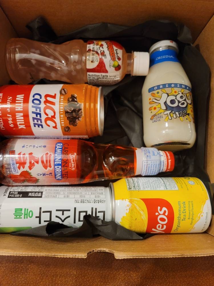 Anime/manga Fan Japanese Drink Sample Box - Etsy Canada