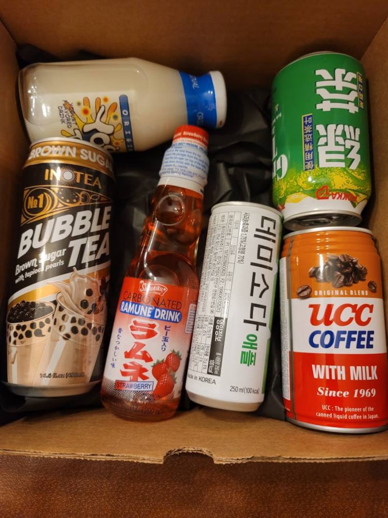 Anime/manga Fan Japanese Drink Sample Box - Etsy Canada