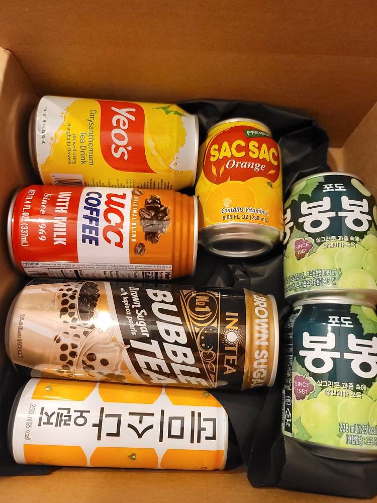 Anime/manga Fan Japanese Drink Sample Box - Etsy Canada