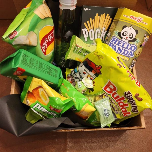 Asian Snack Box Gift - Etsy