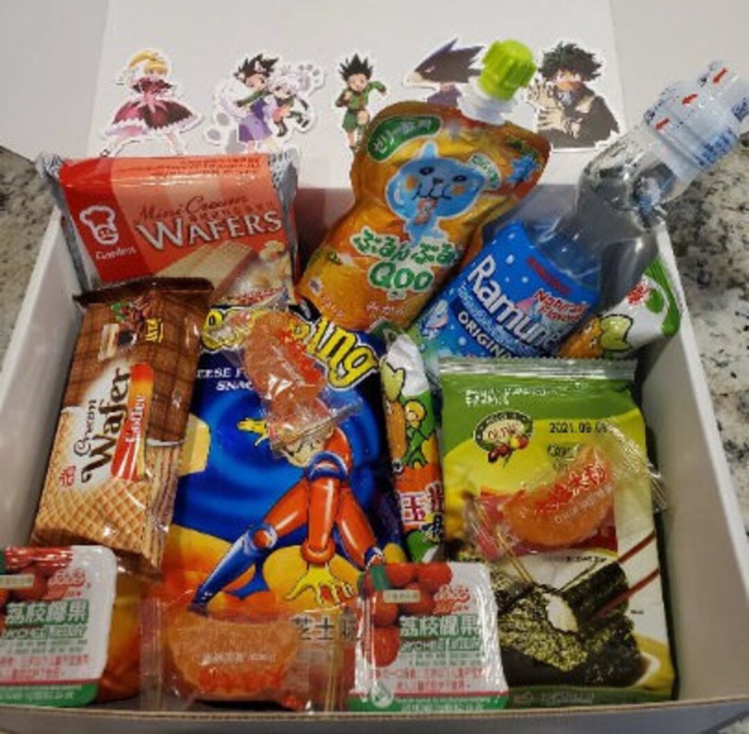Mystery Anime Asian Snack Box - Etsy