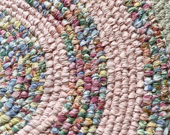 Round Rag Rug - Etsy