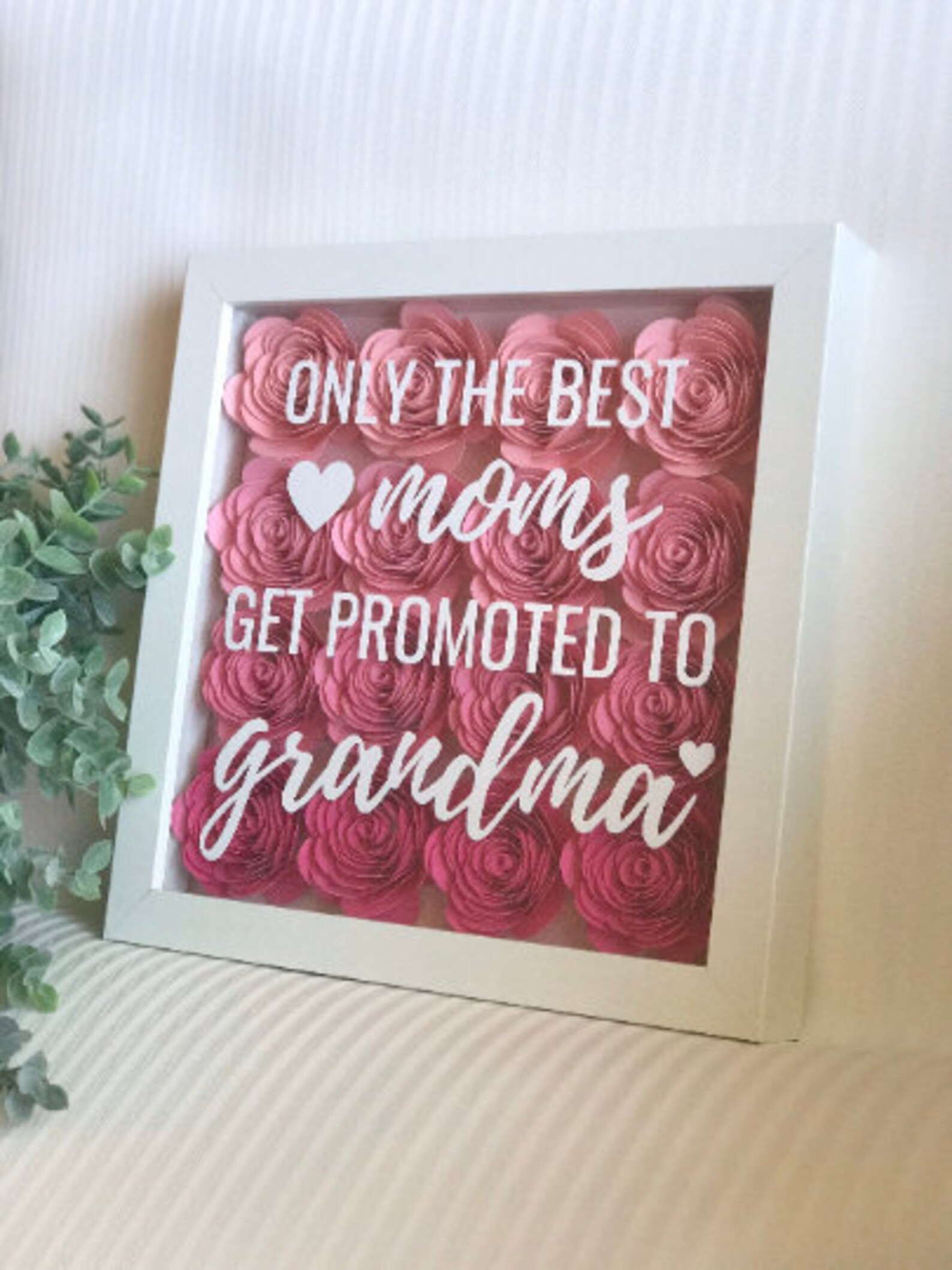 Shadow Box With Roses Personalized With Name - Etsy