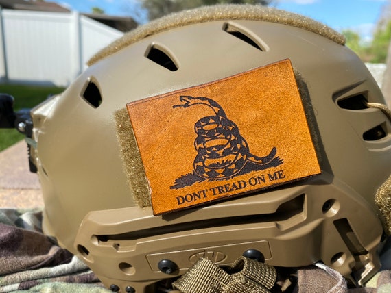 Gadsden Flag Leather Morale Patch - Etsy