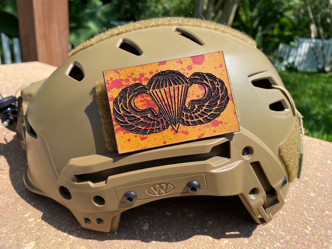 Blood Wings Leather Airborne Patch - Etsy