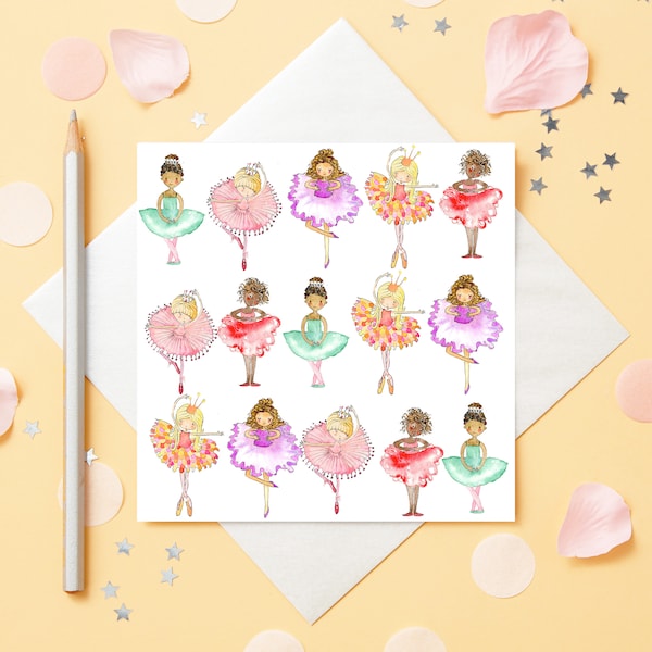 Ballerina Cards - Etsy
