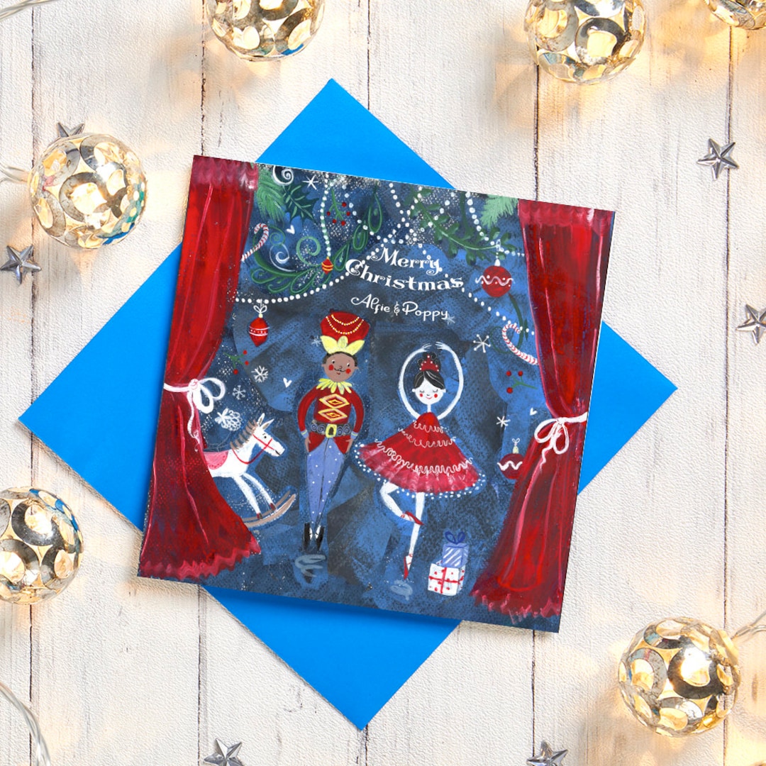 Personalised Christmas Nutcracker Card christmas Nutcracker Card - Etsy