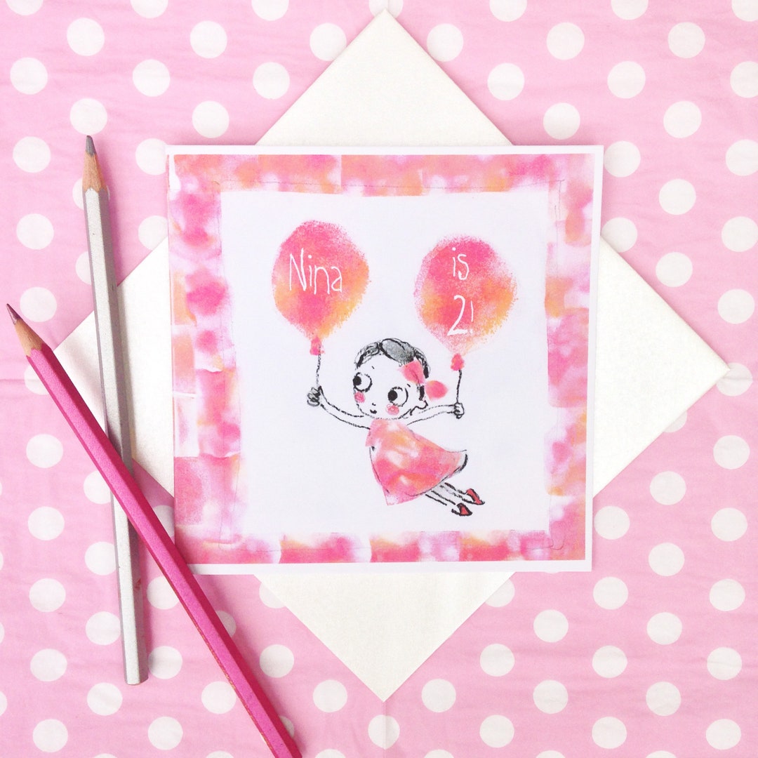 Personalised Toddler, Young Child Card - Etsy
