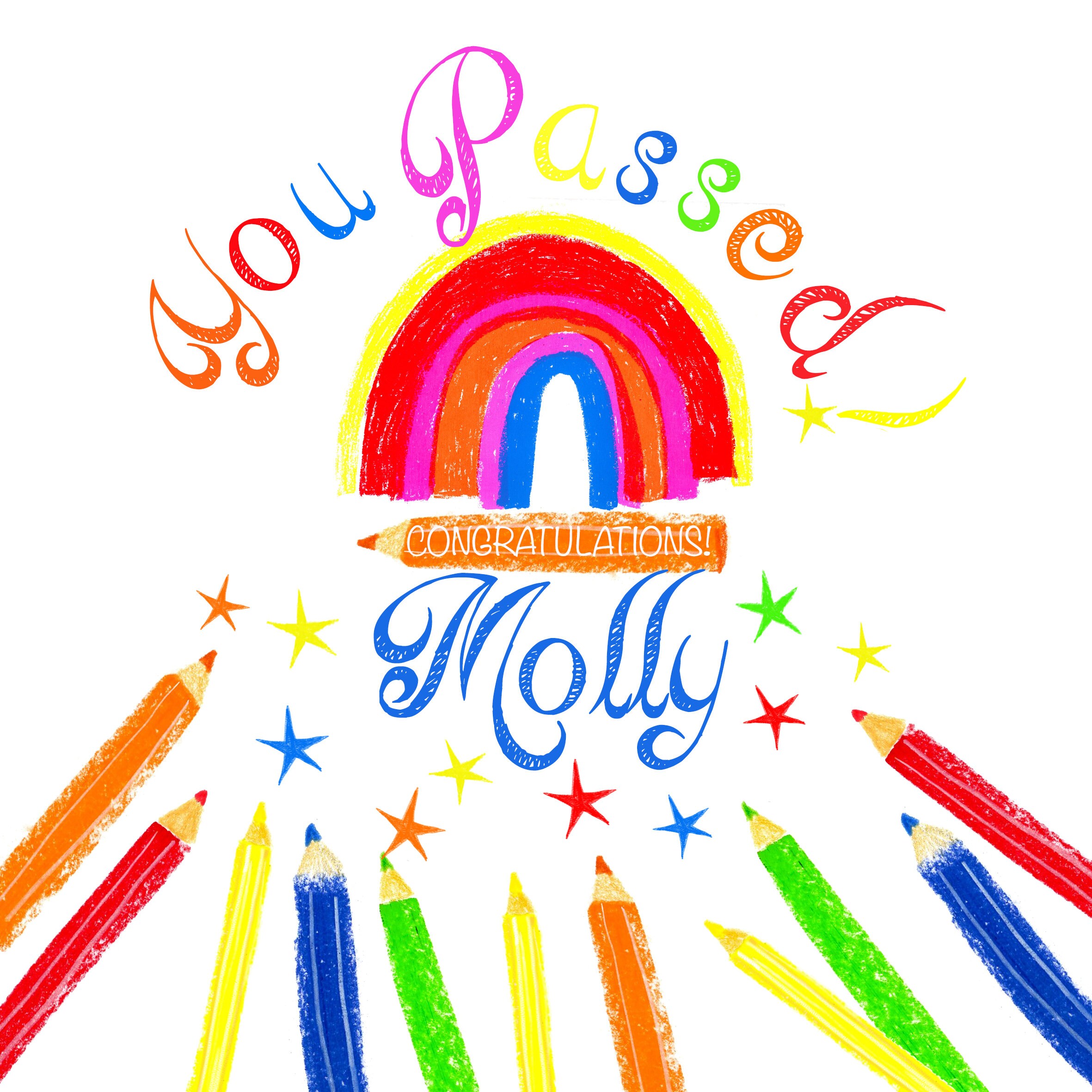 You Passed Card, Congratulations Card - Etsy