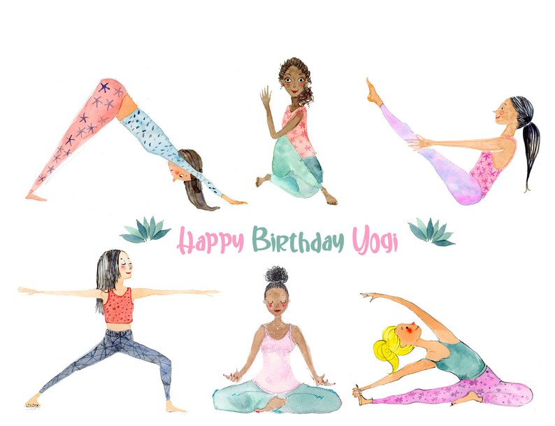 Personalised Yoga Card - Etsy UK