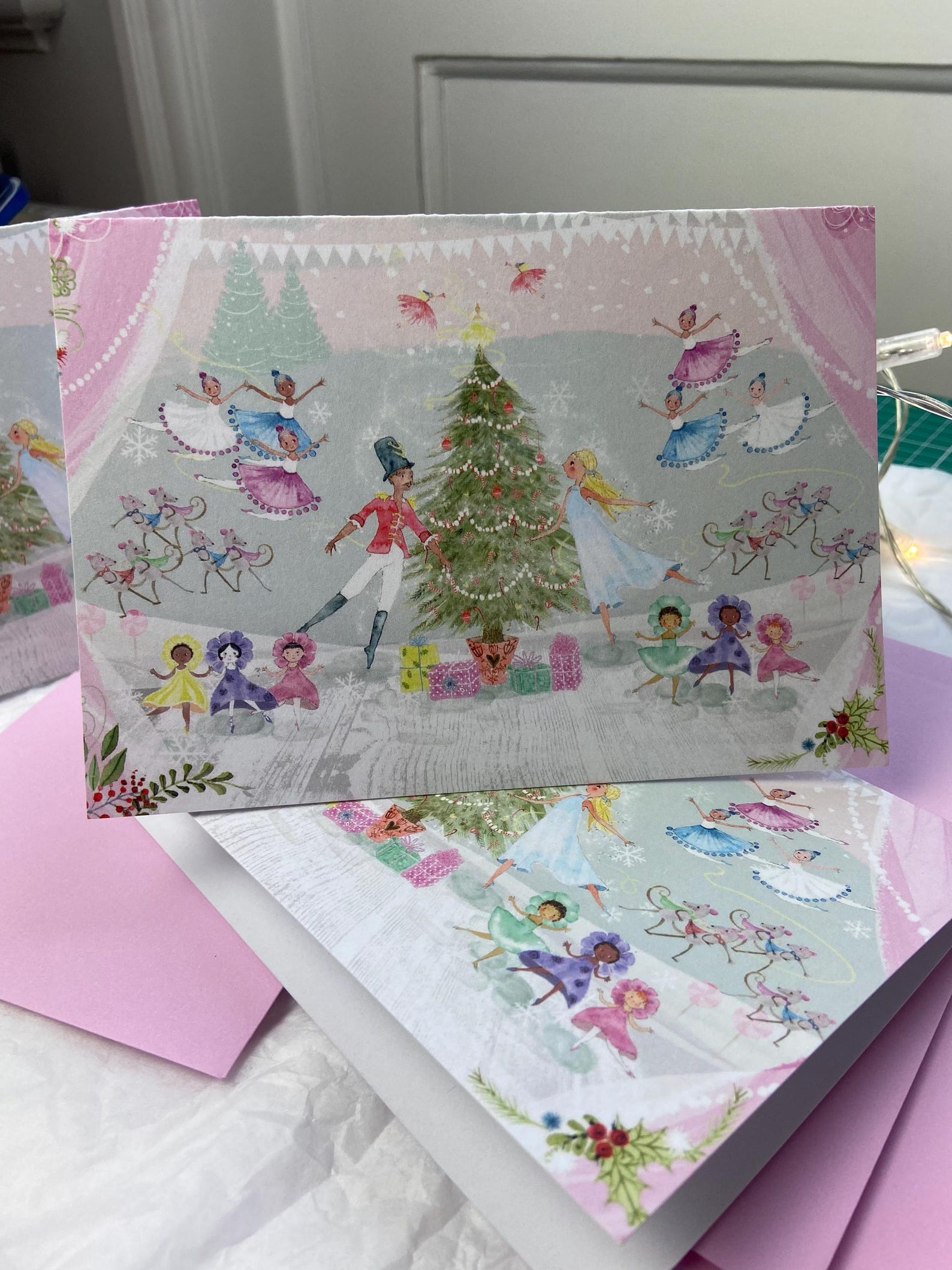 Set of 5 Nutcracker Cards - Etsy