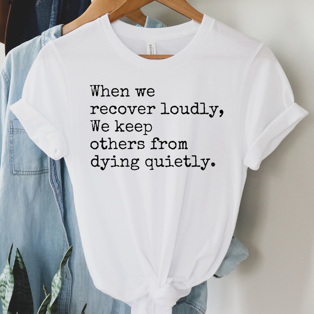 We Do Recover Shirt, Sober Shirt, Sobriety Recovery, Narcotics ...