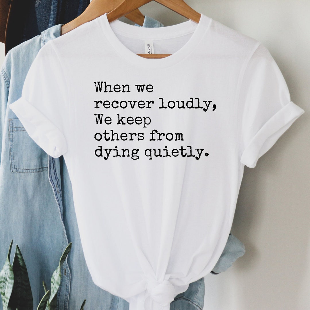 We Do Recover Shirt, Sober Shirt, Sobriety Recovery, Narcotics ...