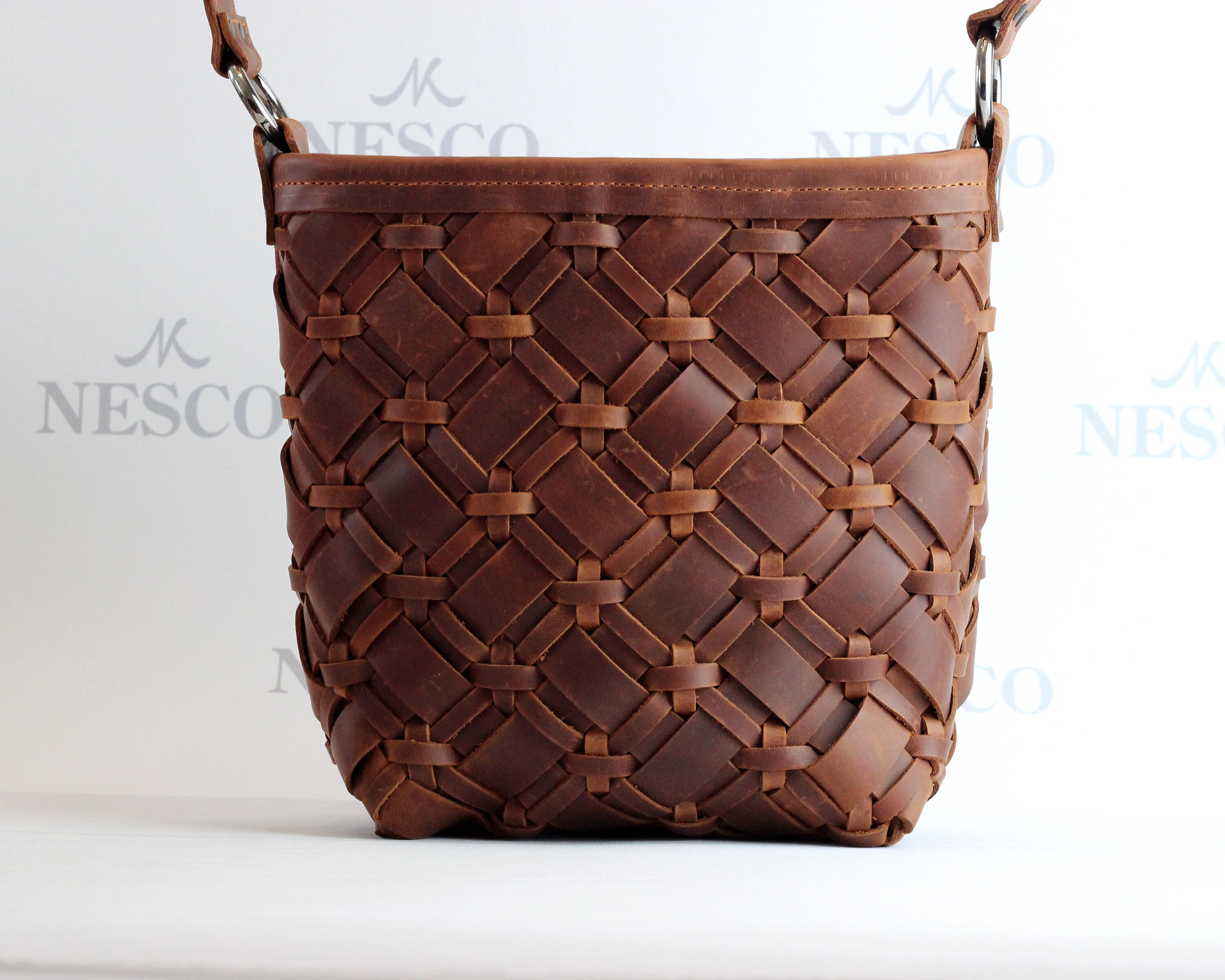 Leather Shoulder Handmade Woven Bagwoman Wicker Purse - Etsy