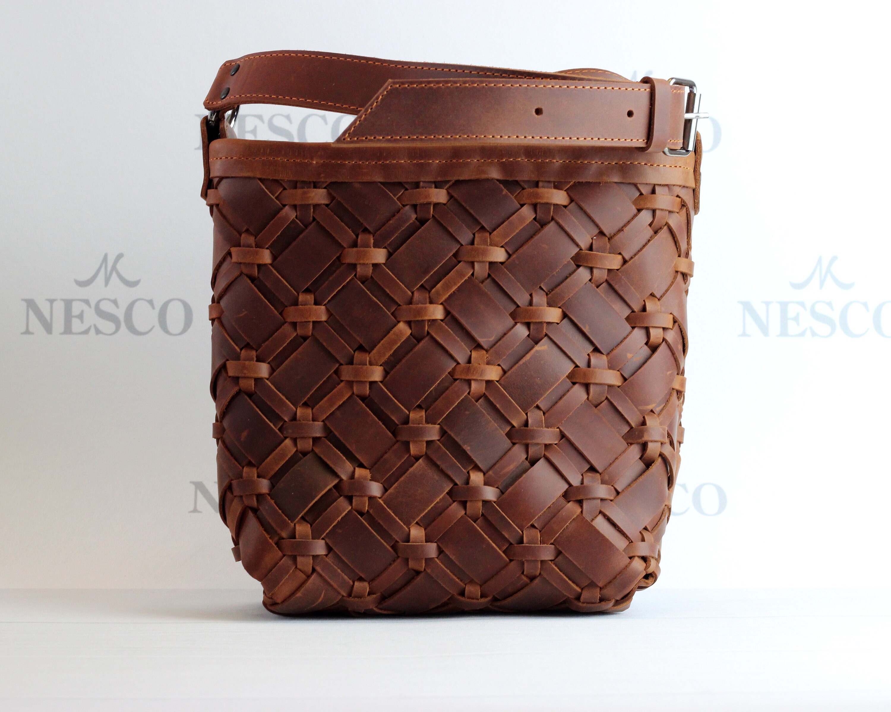 Leather Shoulder Handmade Woven Bag,woman Wicker Purse, Handbag ...
