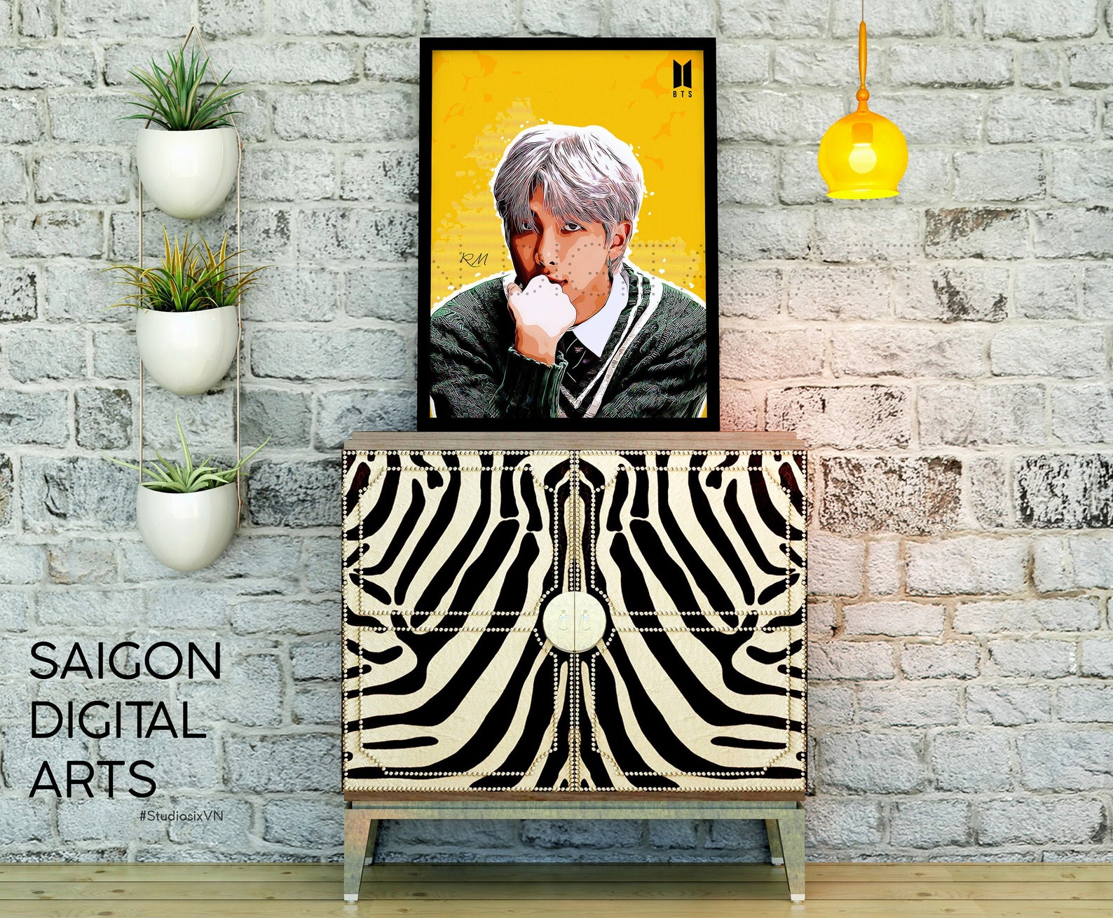 RM BTS Army Poster BTS Wall Art Dekor | Etsy