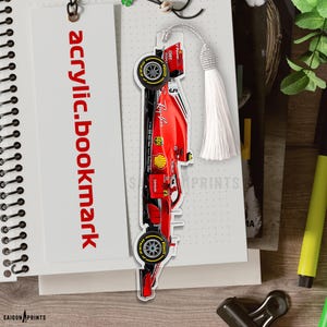 F1 Cars Bookmark 2mm Thick Acrylic Choose Your Team With Colorful ...