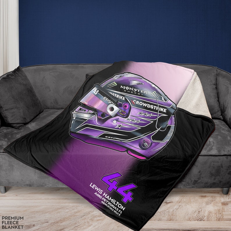 Formula 1 Lewis Hamilton Blanket in Sports F1 Inspired | Etsy