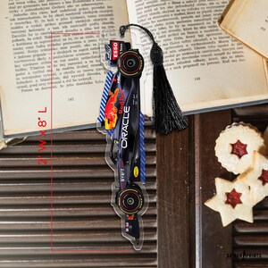 F1 Cars Bookmark 2mm Thick Acrylic Choose Your Team With Colorful ...