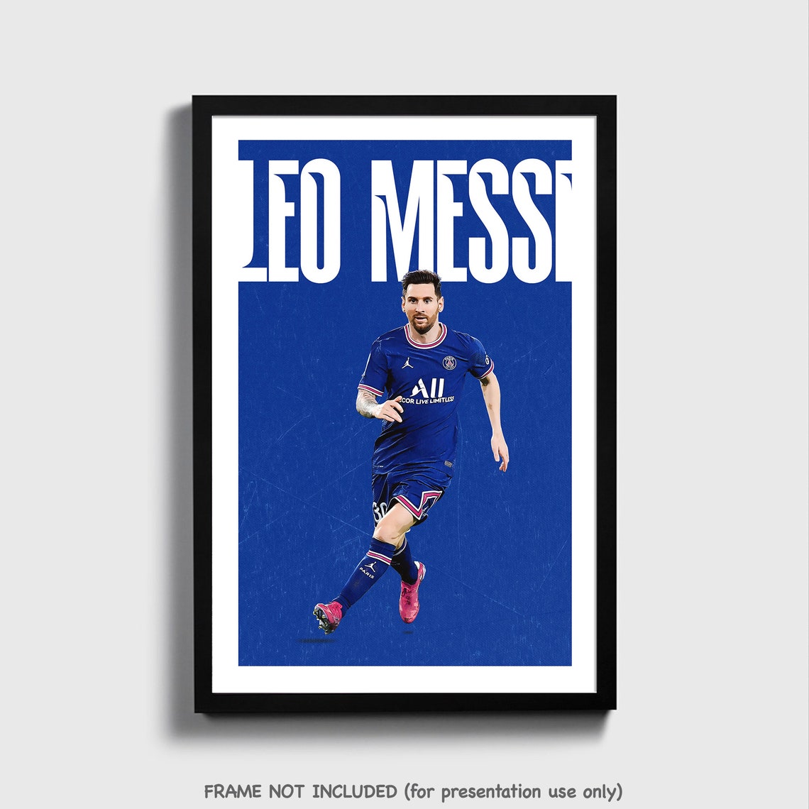 Leo Messi PSG Poster Soccer Print Football Posters Sports - Etsy