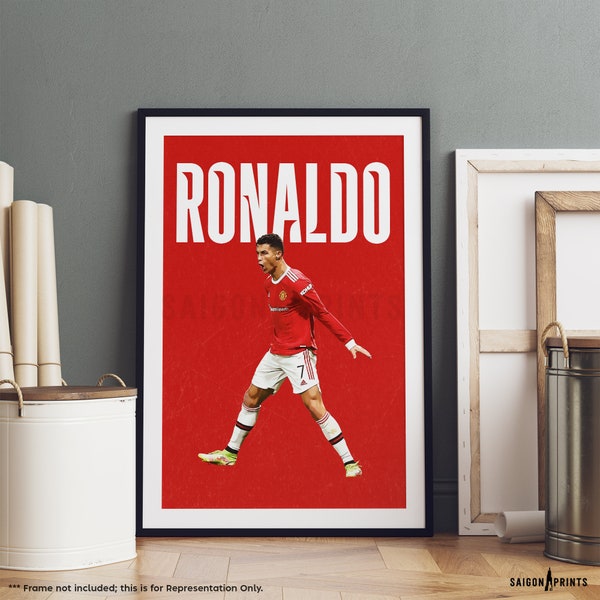 Ronaldo Poster - Etsy