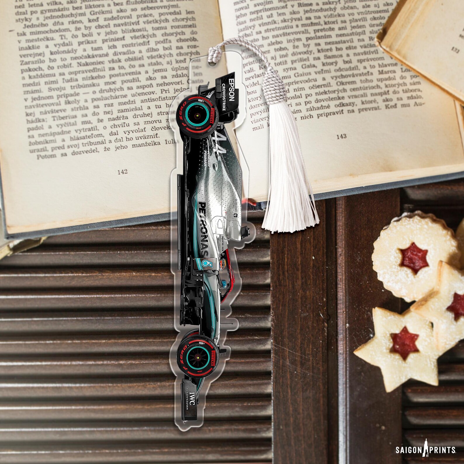 Lewis Hamilton Monaco 2019 Champ, F1 Car Bookmark 2mm Thick Acrylic ...