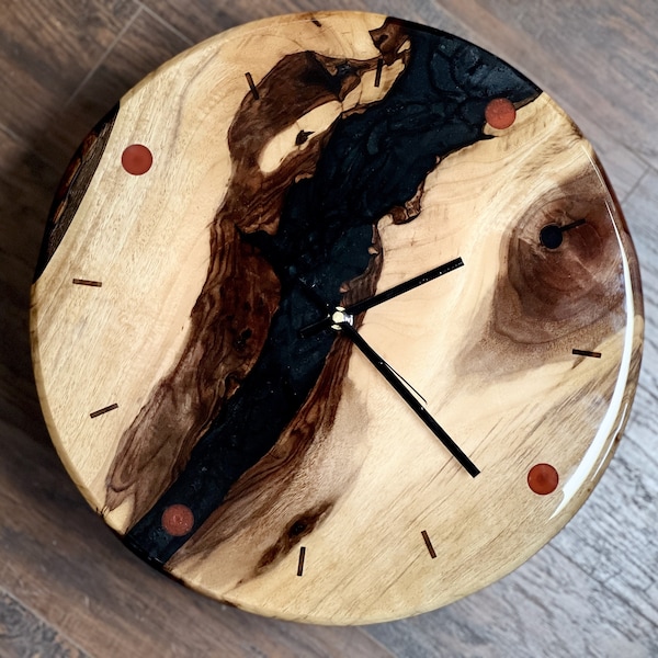 Walnut Clock - Etsy