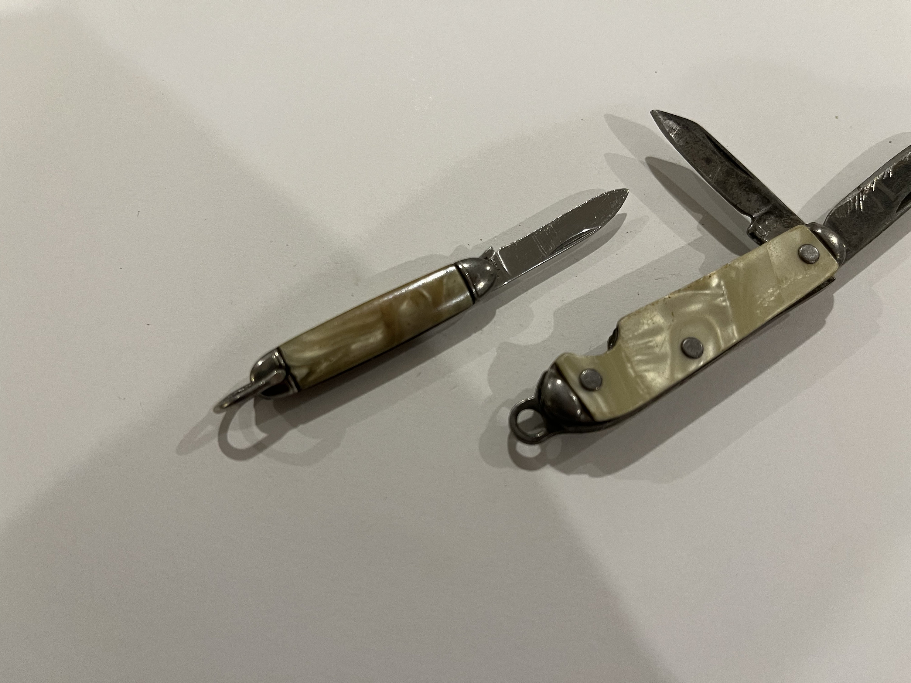 Two USA Miniature Pocket Knives - Etsy