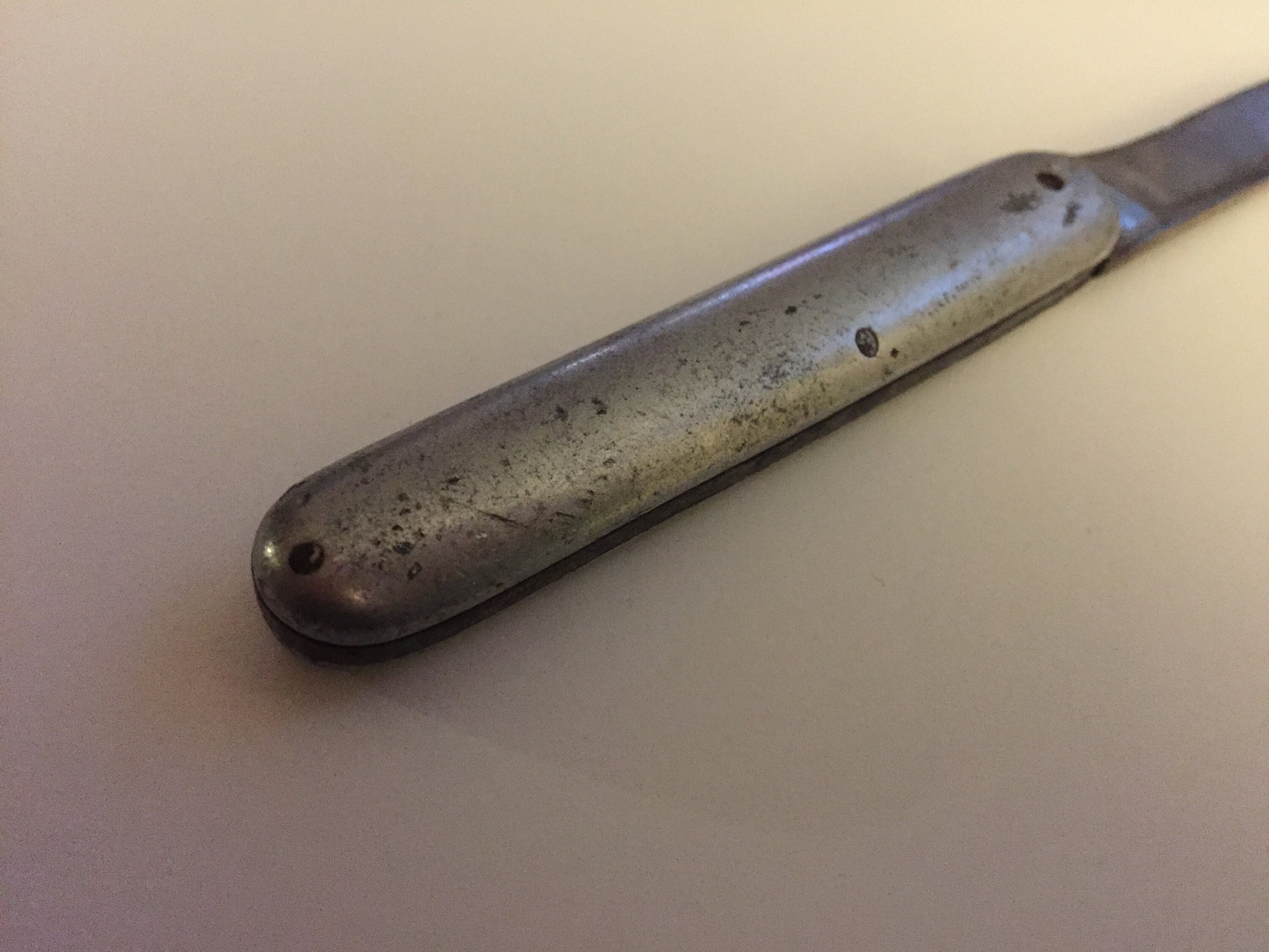 Silver Colored Pocket Knife - Etsy