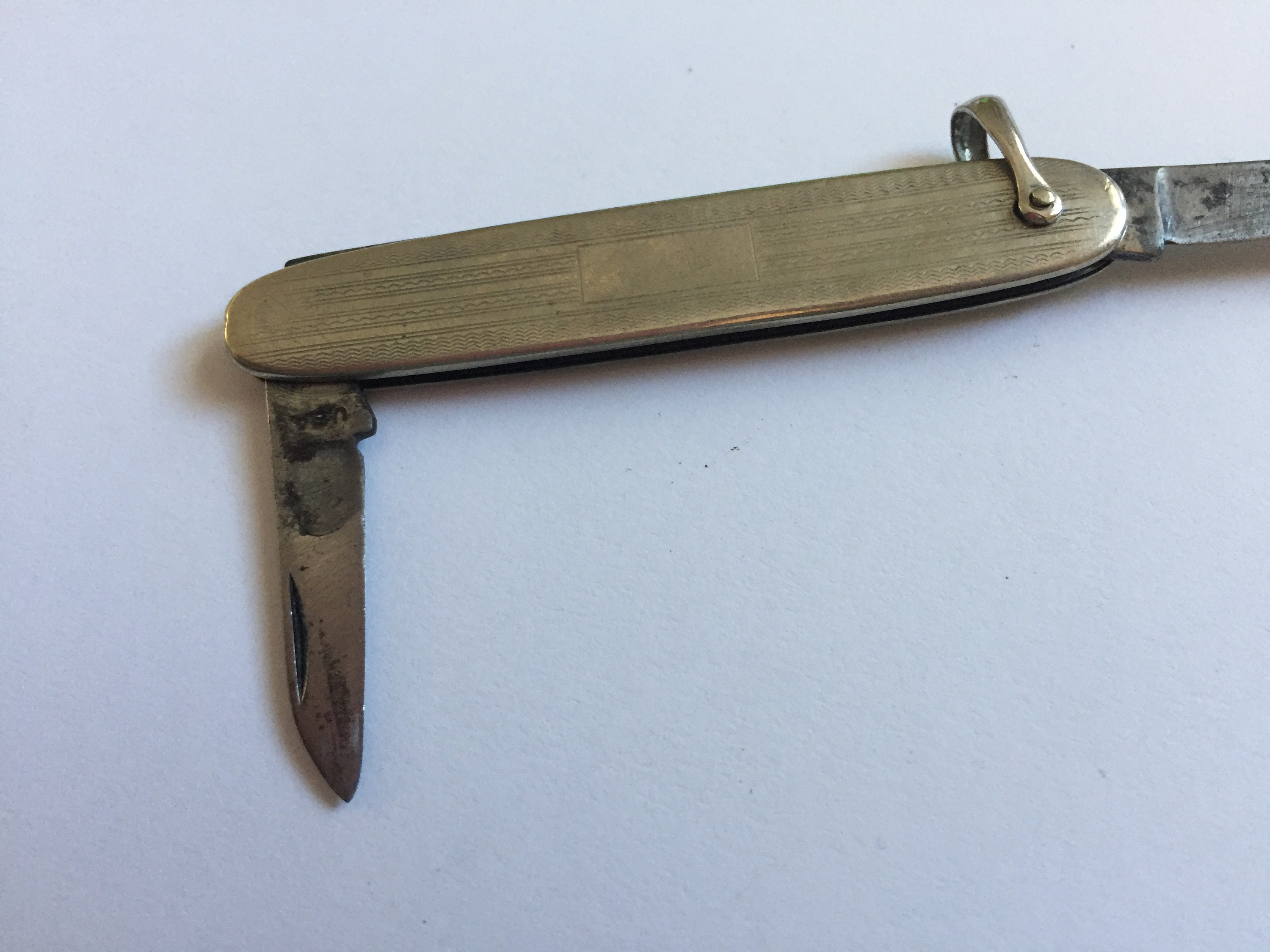 Silver Colored Pocket Knife - Etsy