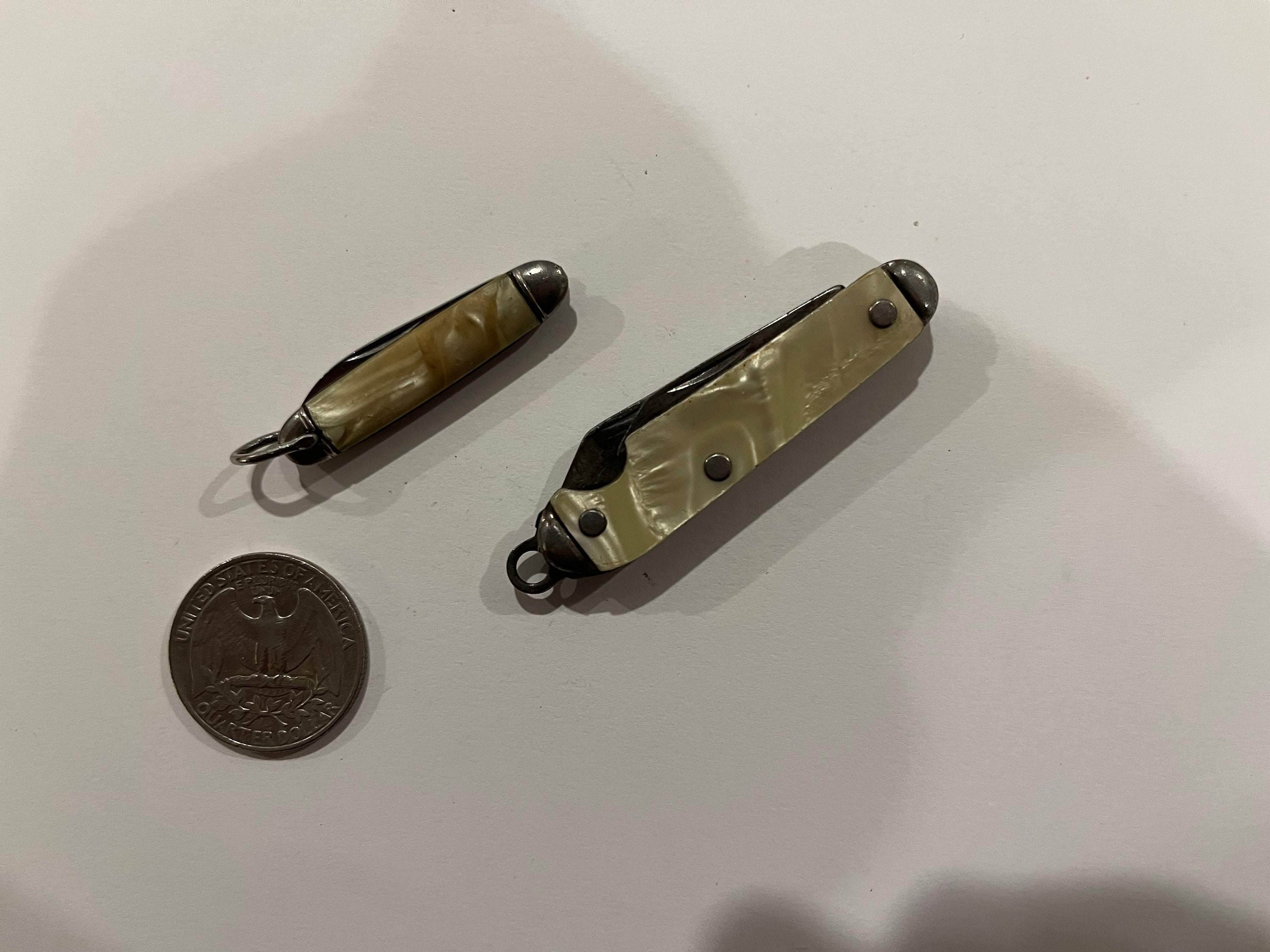 Two USA Miniature Pocket Knives - Etsy