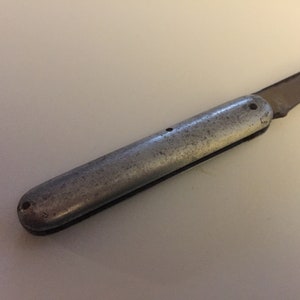 Silver Colored Pocket Knife - Etsy