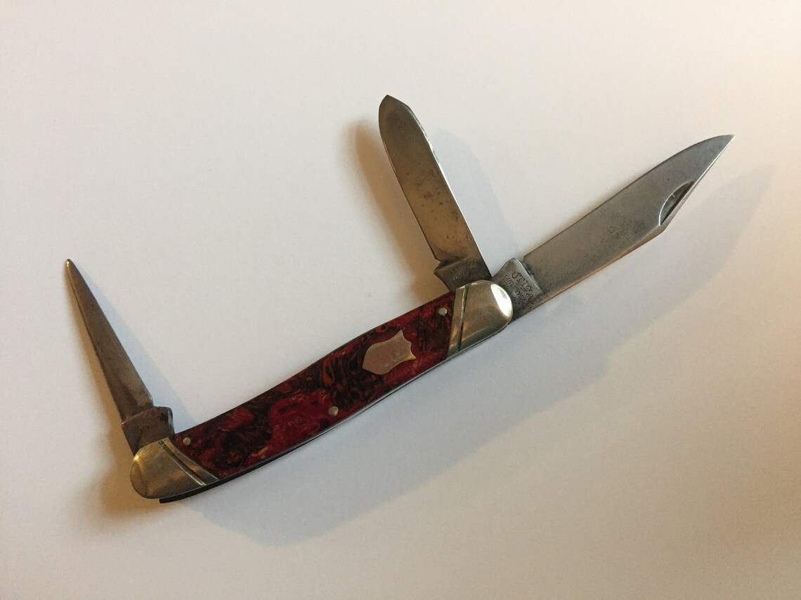 Utica Cutlery Co Pocket Knife - Etsy
