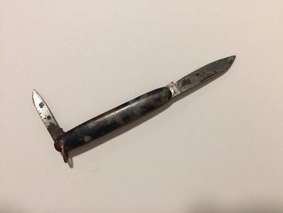 Royal Multi Colored Pocket Knife - Etsy