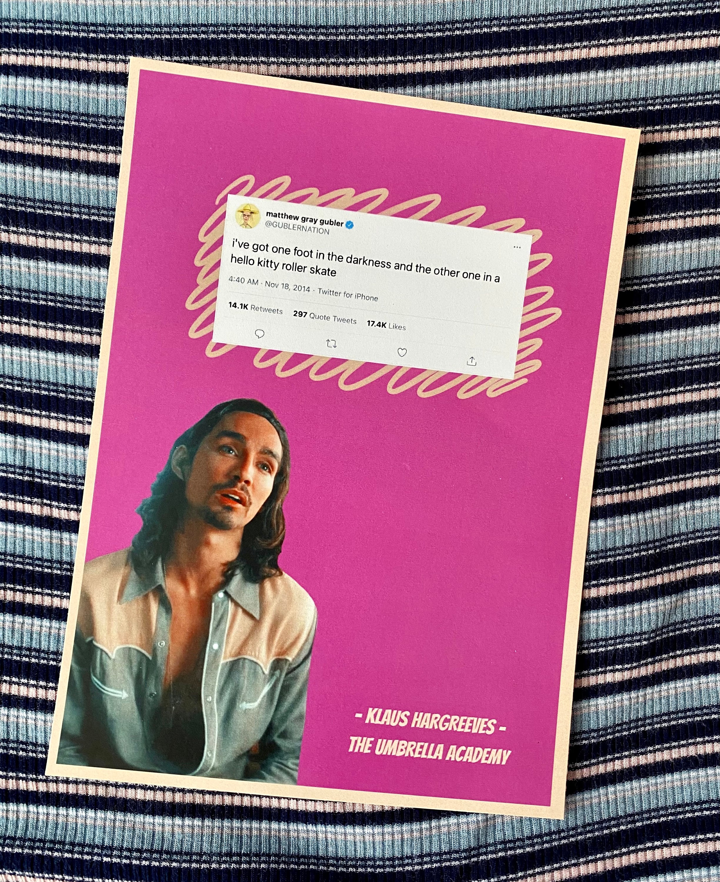 The Umbrella Academy Klaus Print/postcard | Etsy