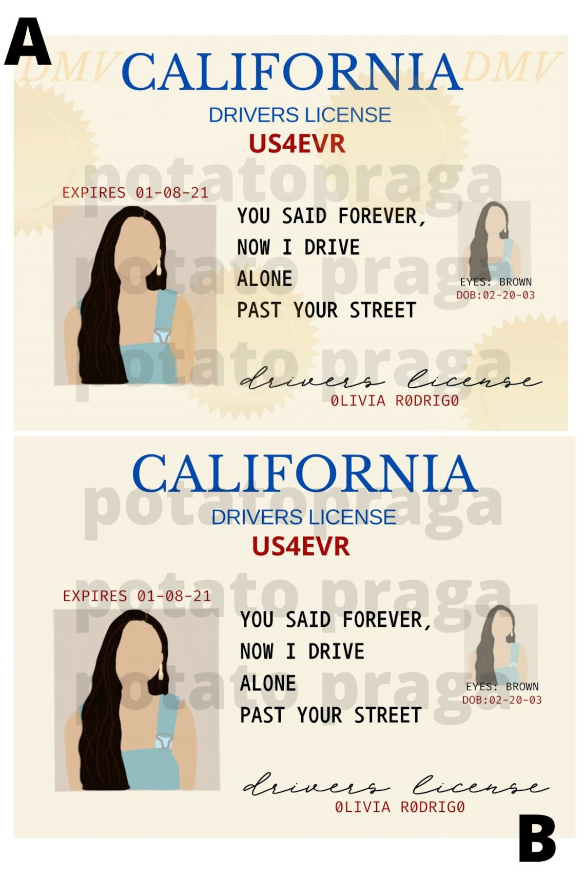 Digital Download Drivers License Olivia Rodrigo Printable Digital Print ...