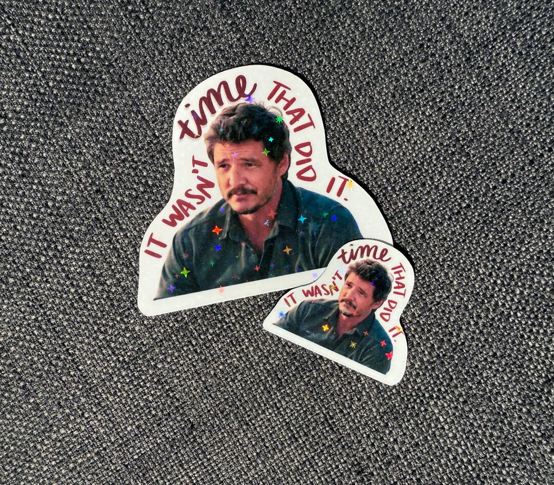 TLOU Joel Sticker- Sparkly/glitter! the Last of Us || Waterproof ...