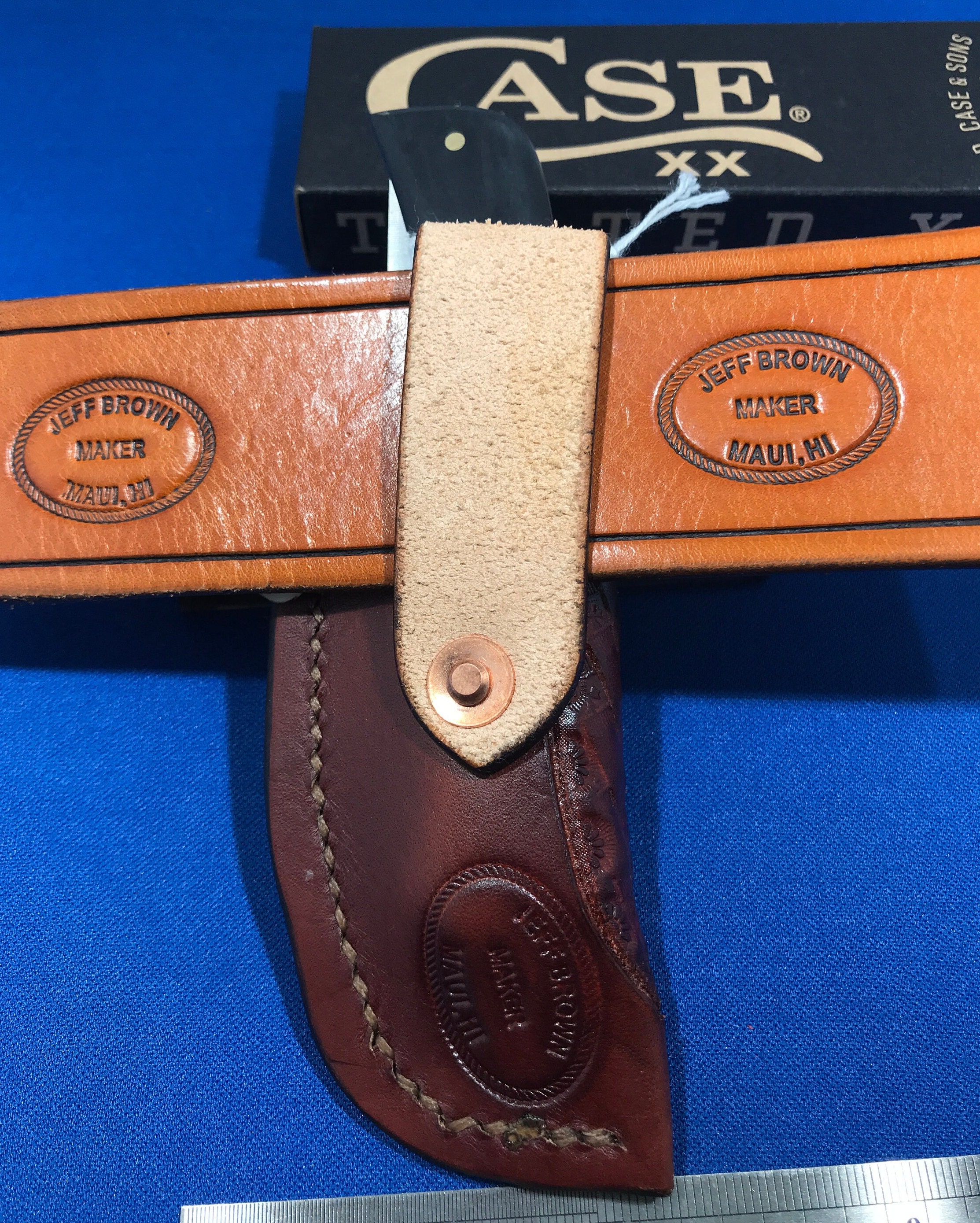 Handmade Leather Knife Holster for Folding Knife - Etsy
